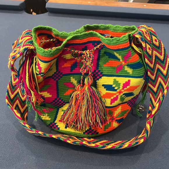 Wayuu Tribe | Bags | Authentic Wayuu Mochila Colombian Bag Boho ...